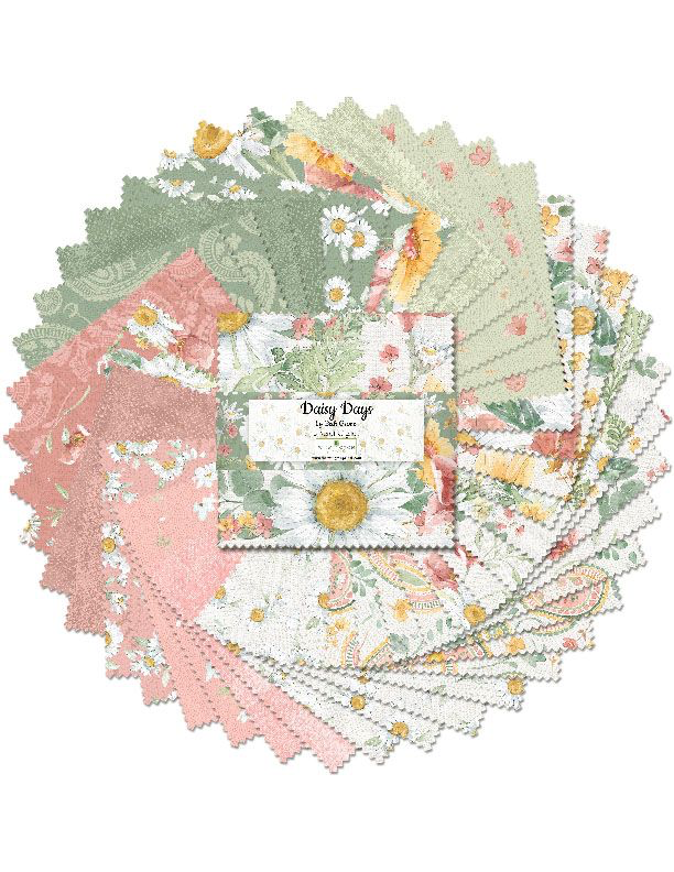 Wilmington Prints - Daisy Days 5” Karat Gems (42 pk) – Quality Time ...